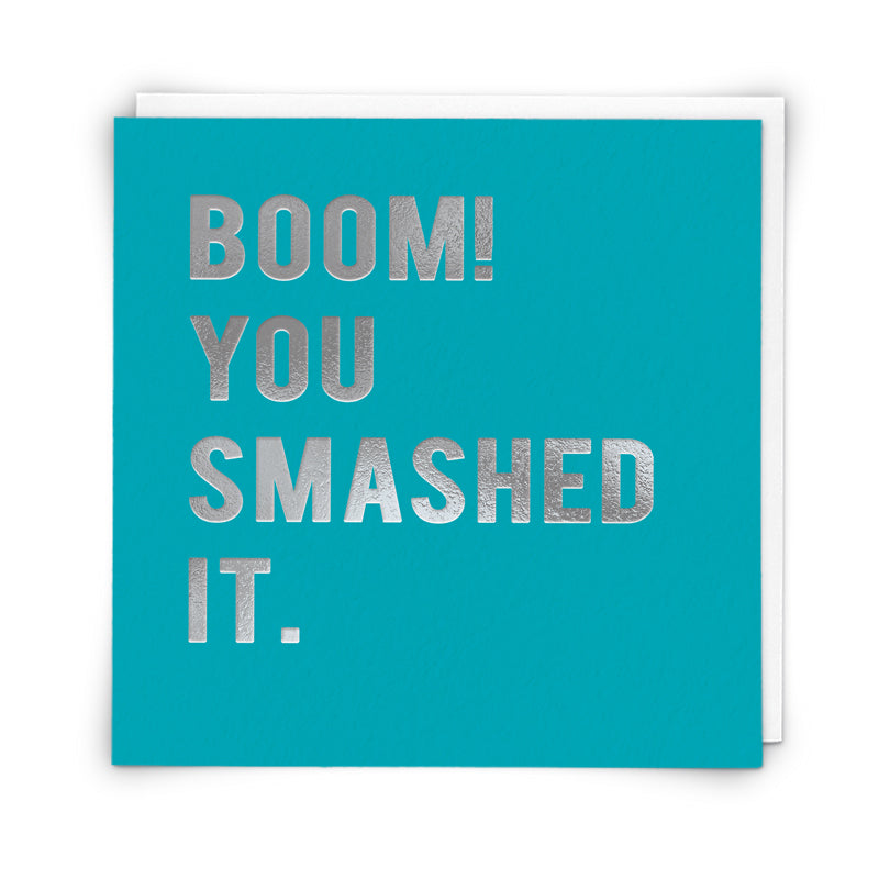 Congratulations Card - Boom You Smashed It – Gift Chicken